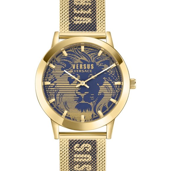 Versace | Accessories | Versace Two Tone Mens Golden Bracelet Watch | Poshmark